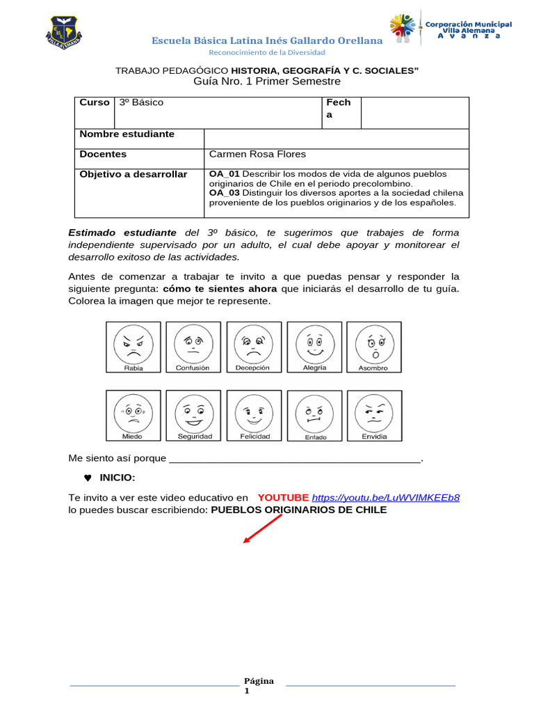 Historia 3° OA - 1 OA - 3 | PDF | Chile | Nómada