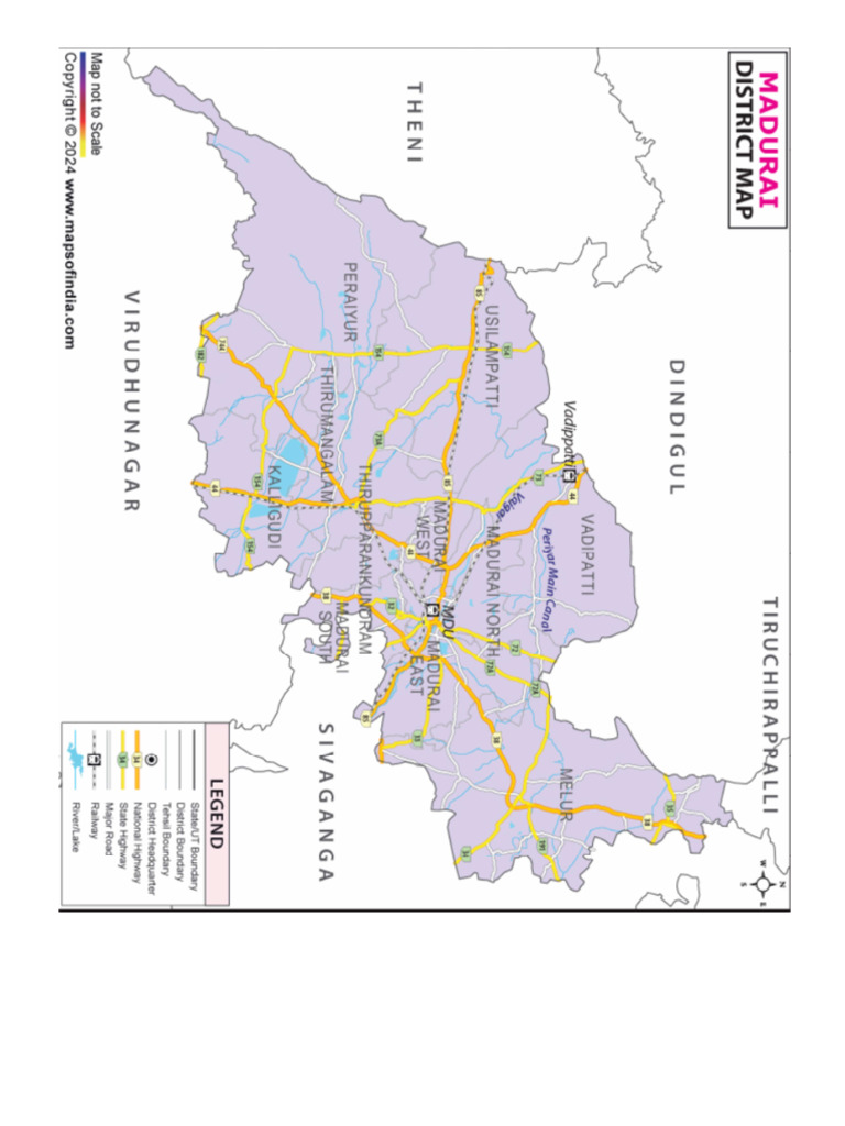 Madurai NH Map | PDF
