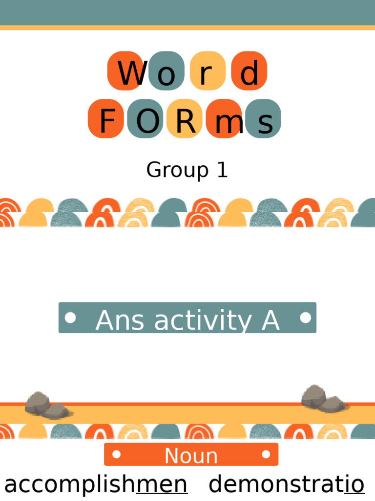 Word Forms | PDF