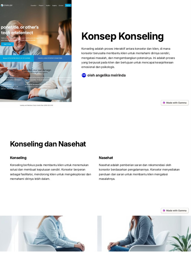 Konsep Konseling | PDF | Karier & Perkembangan