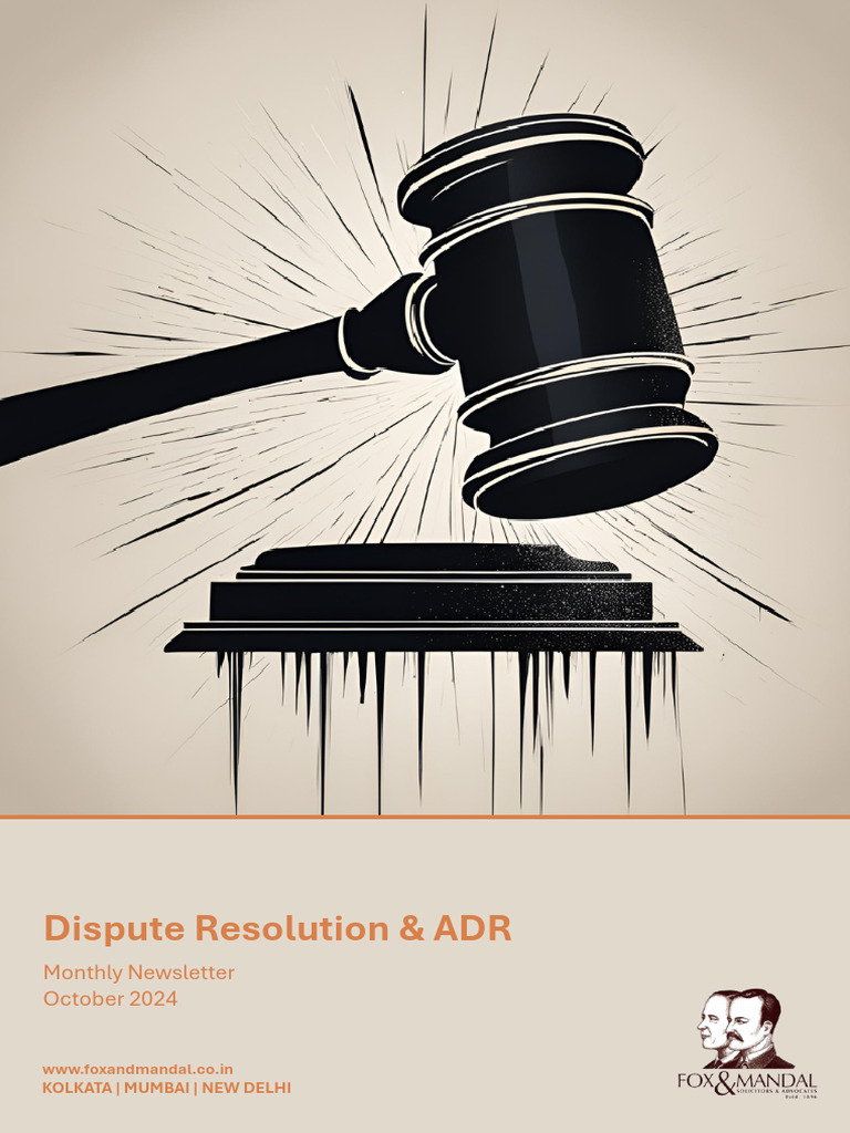 Fox Mandal Dispute Resolution & ADR | PDF | Arbitration | Alternative ...