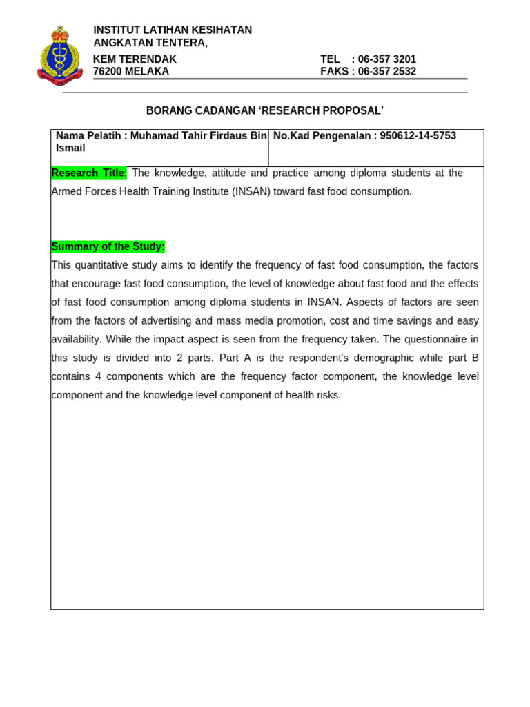 Fast Food Research | PDF | Fast Food | Foods