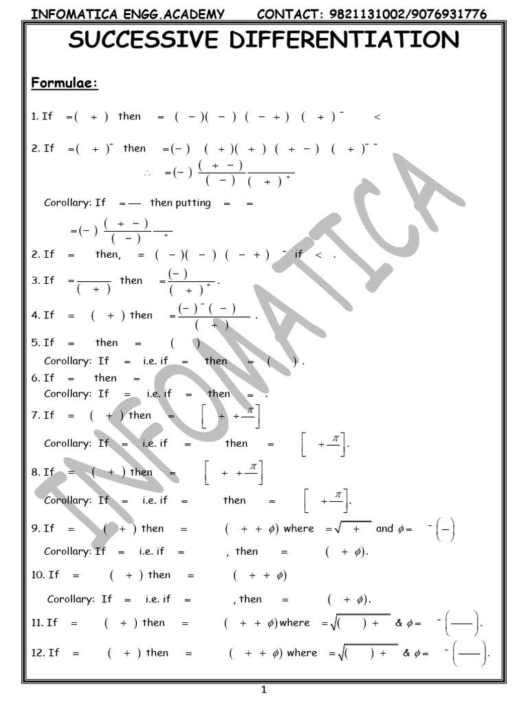 Successive Dif. | PDF