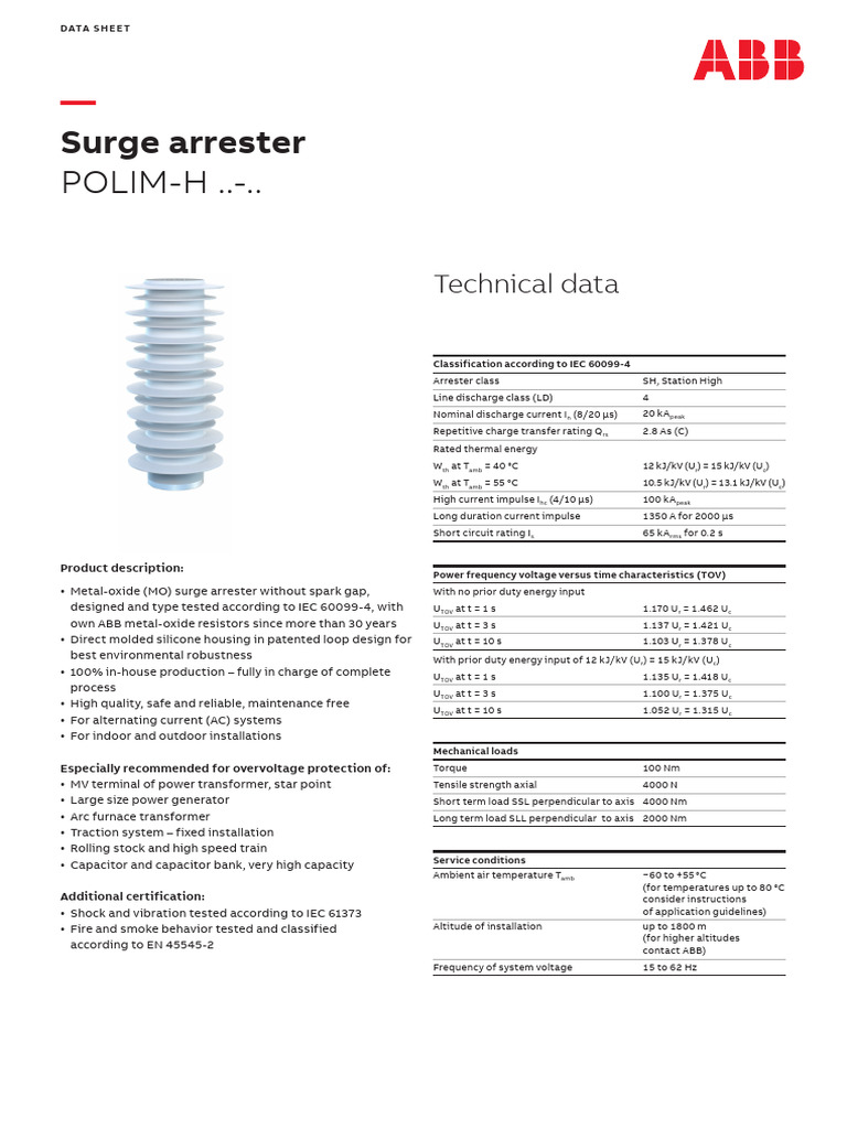 POLIM-H Datasheet 1HC0075856 AG en | PDF | Insulator (Electricity ...