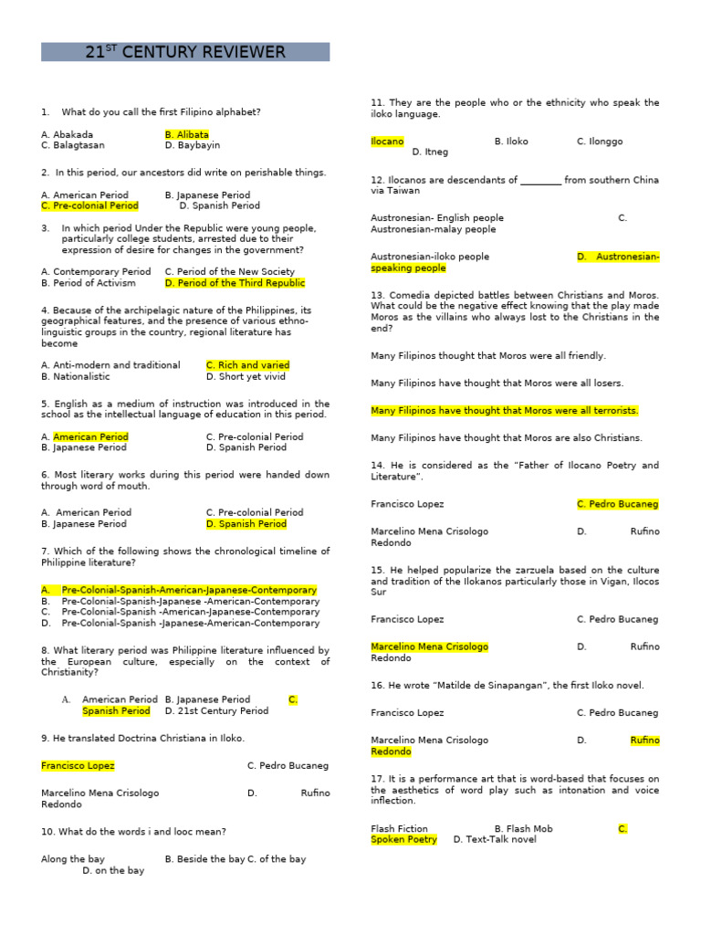 21ST Century Reviewer | PDF | Educational Technology | Multimedia