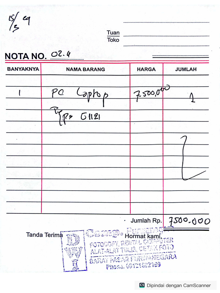 NOTA PC LAPTOP | PDF