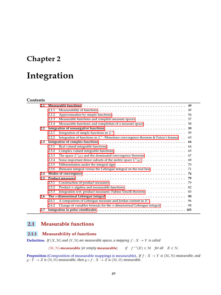 Tonelli and Fubini Theorems Overview | PDF | Analysis | Real Analysis