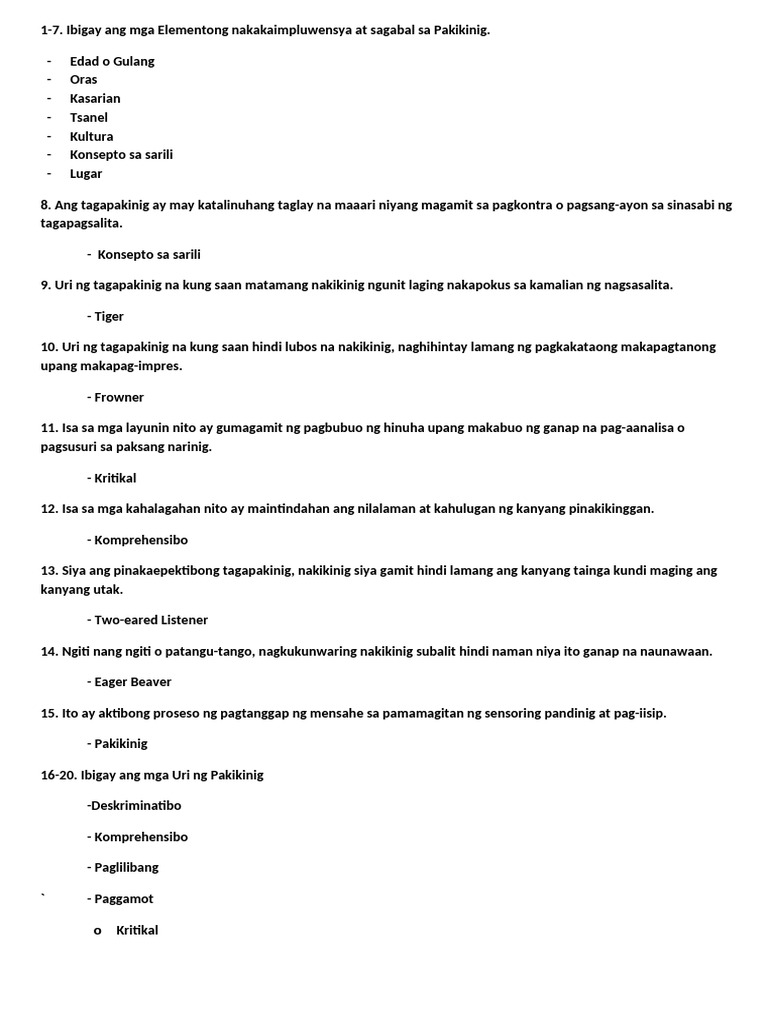 Quizz 6(Final) | PDF