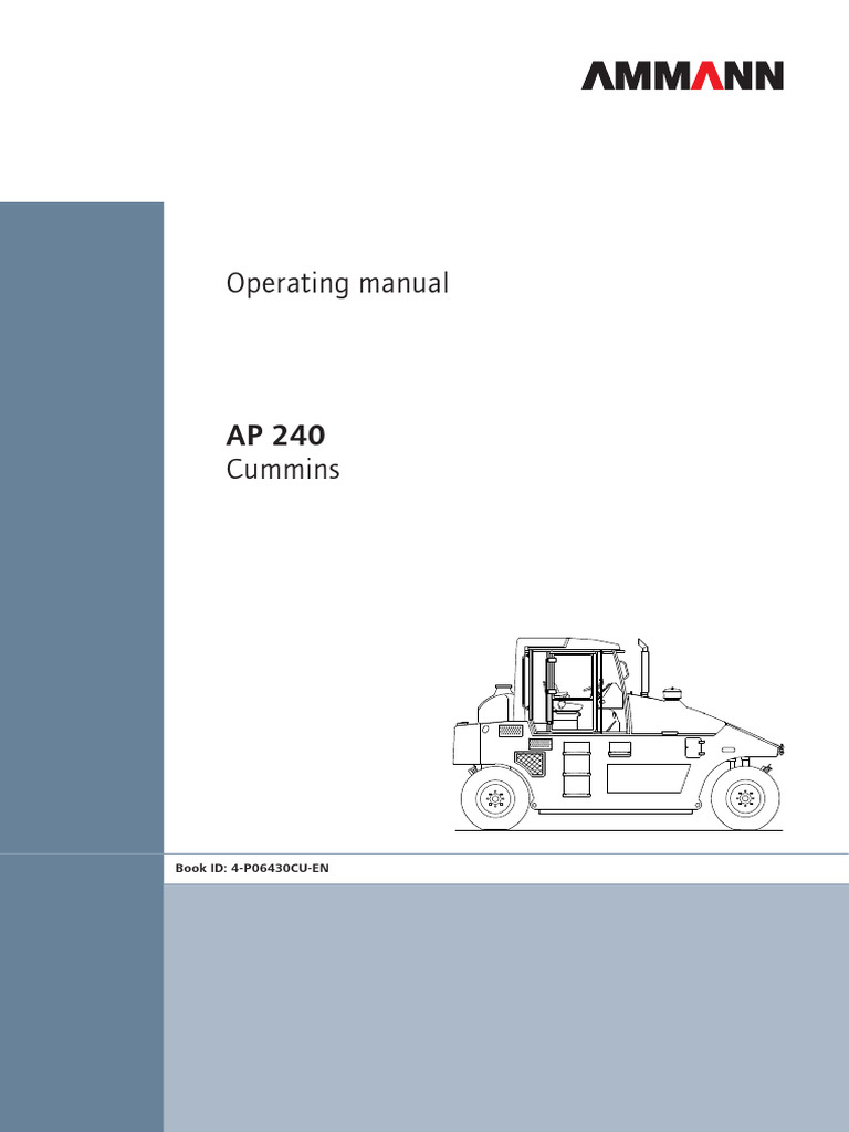 Ammann Ap240 Manual | PDF