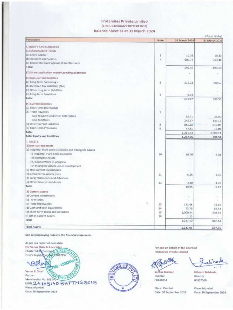 Scanned_Financials | PDF | Equity (Finance) | Balance Sheet