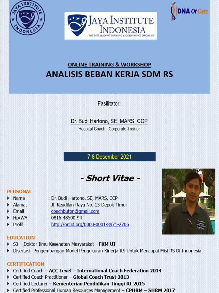 Pelatihan Dan Workshop ABK - Jaya Institute - Budi | PDF