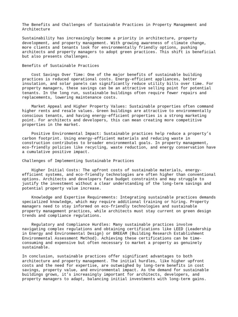 workpaper #1 | PDF | Green Building | Sustainability