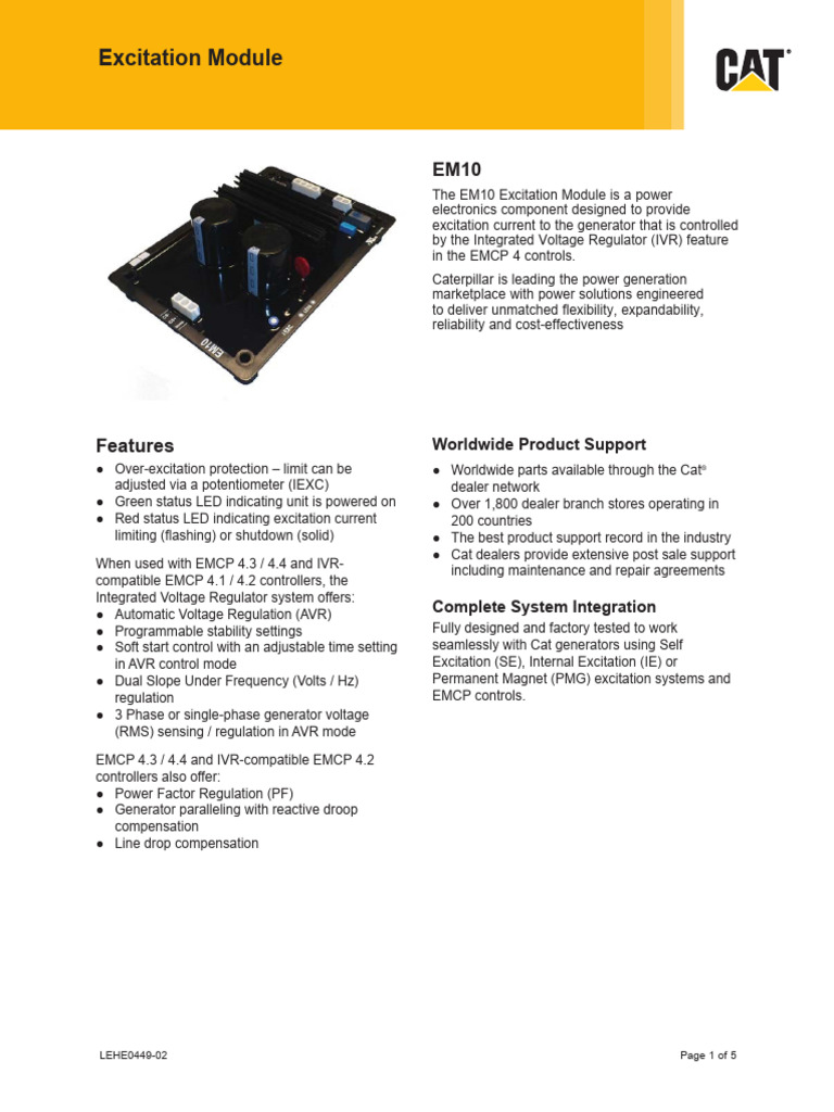 Em10 Lehe0449-02 | PDF | Electric Generator | Amplifier
