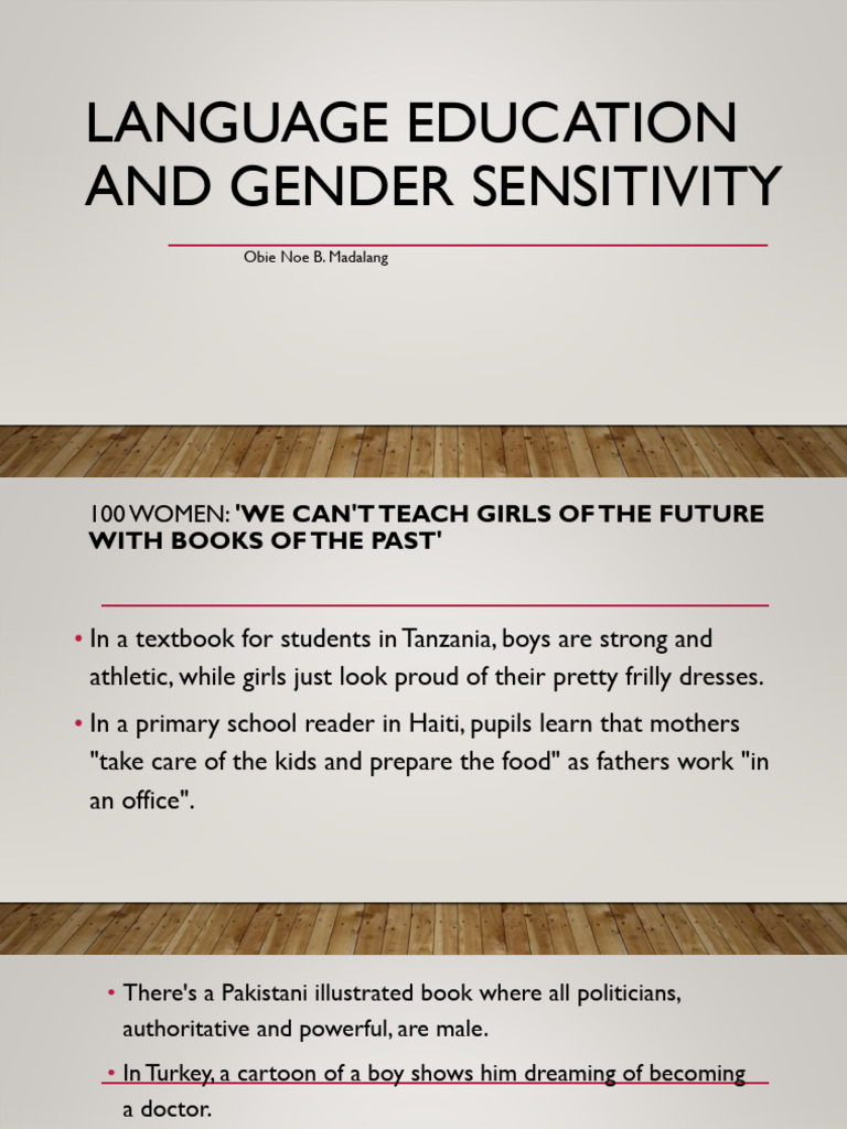 Gender and Language Education | PDF | Stereotypes | Gender