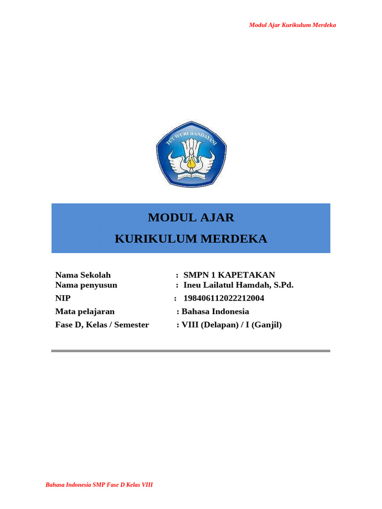 MA SMT 1 BAB 1 LHO Kurmer 8 Indo | PDF