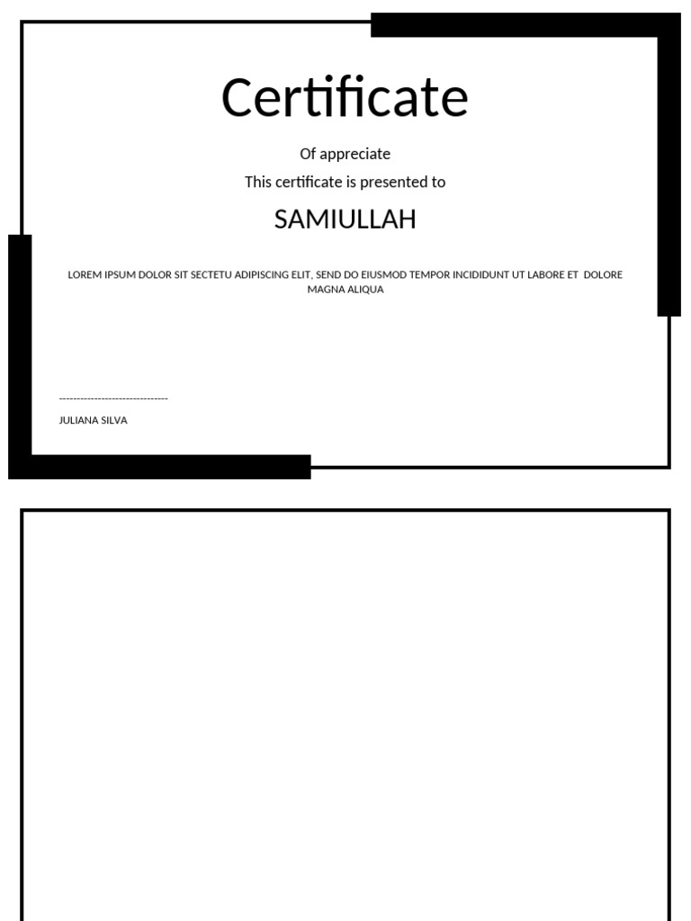 Certificate | PDF