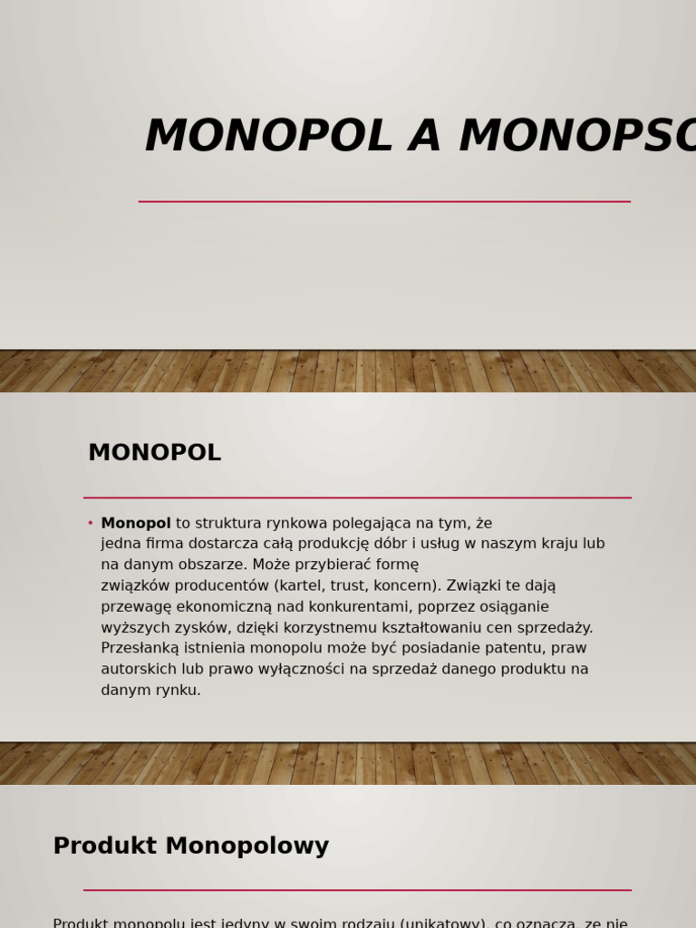 MONOPOL A MONOPSON | PDF