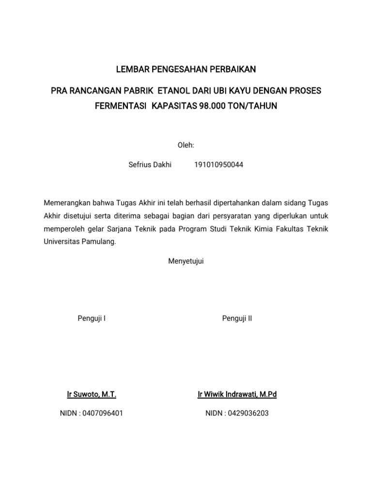 Lembar Pengesah-Wps Office | PDF