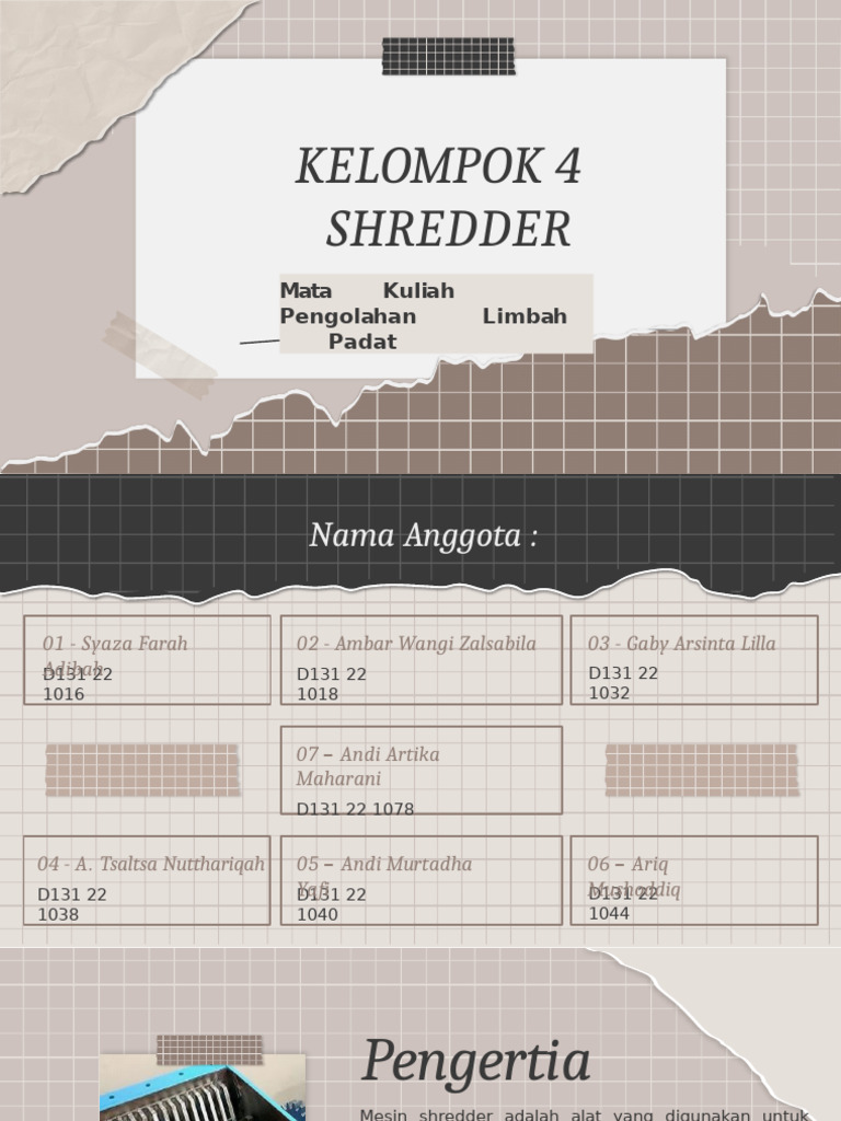 Shredder | PDF | Griya & Taman