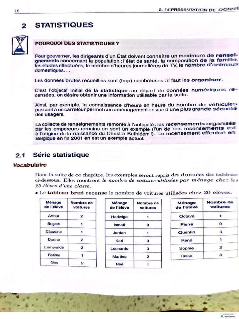 Statistique S | PDF