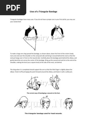 Triangular Bandage Techniques
