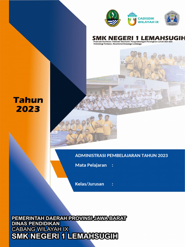 Cover ADMINISTRASI PEMBELAJARAN TAHUN 2023 | PDF