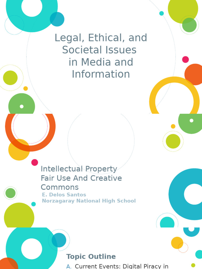 L07.1 Intellectual Property Fair Use and Creative Commons | PDF ...