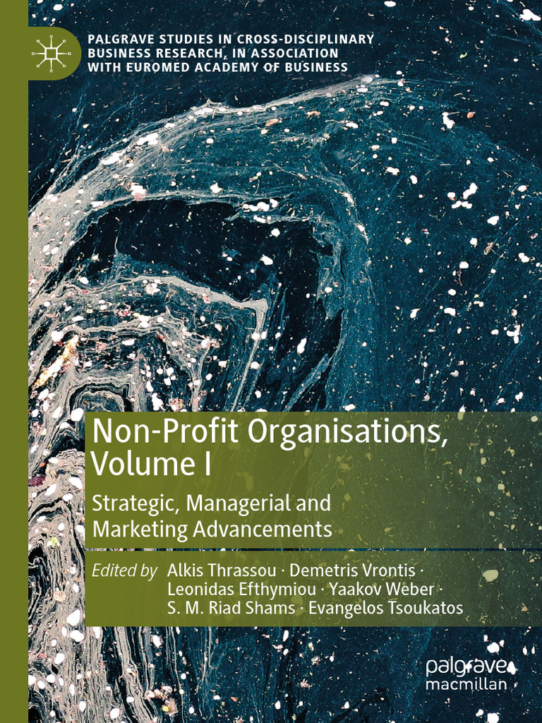 Non-Profit Organisations,: Strategic, Managerial and Marketing ...