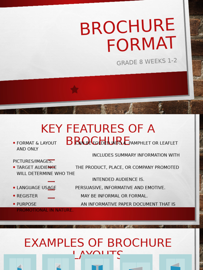 Grade 8 Brochure Project Guide | PDF | Career & Growth
