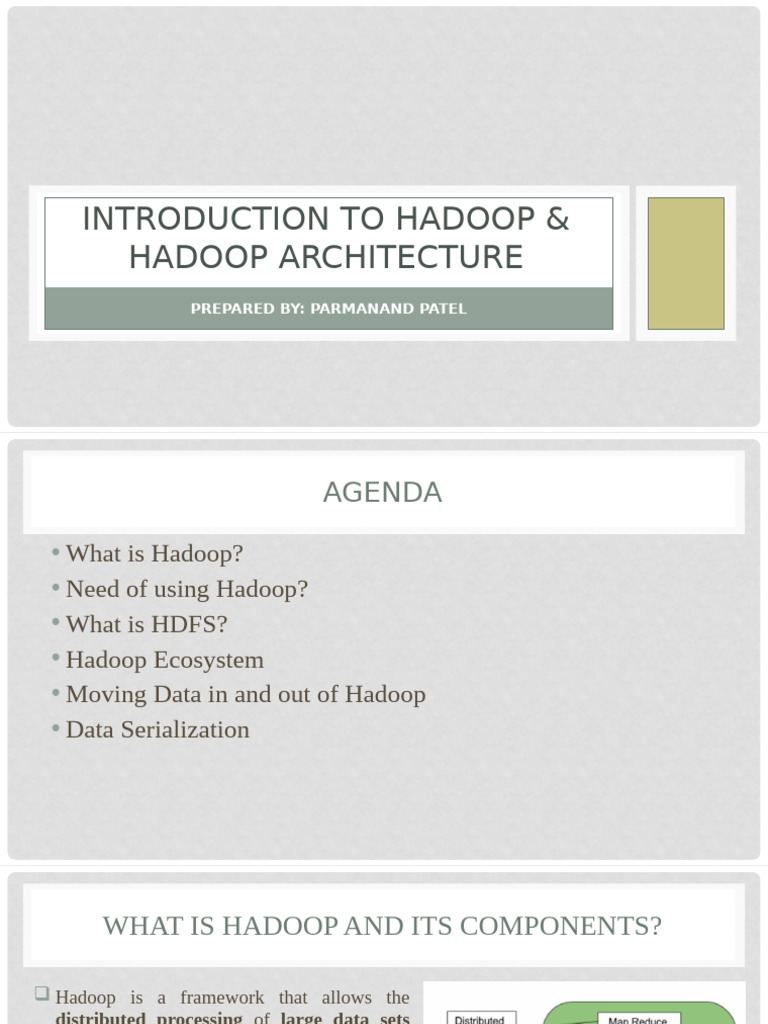Unit-2 - Introduction To Hadoop and Hadoop Architecture | PDF | Apache Hadoop | Map Reduce