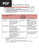 Triagem de Risco Nutricional NRS 2002 | PDF | Doenças e distúrbios ...