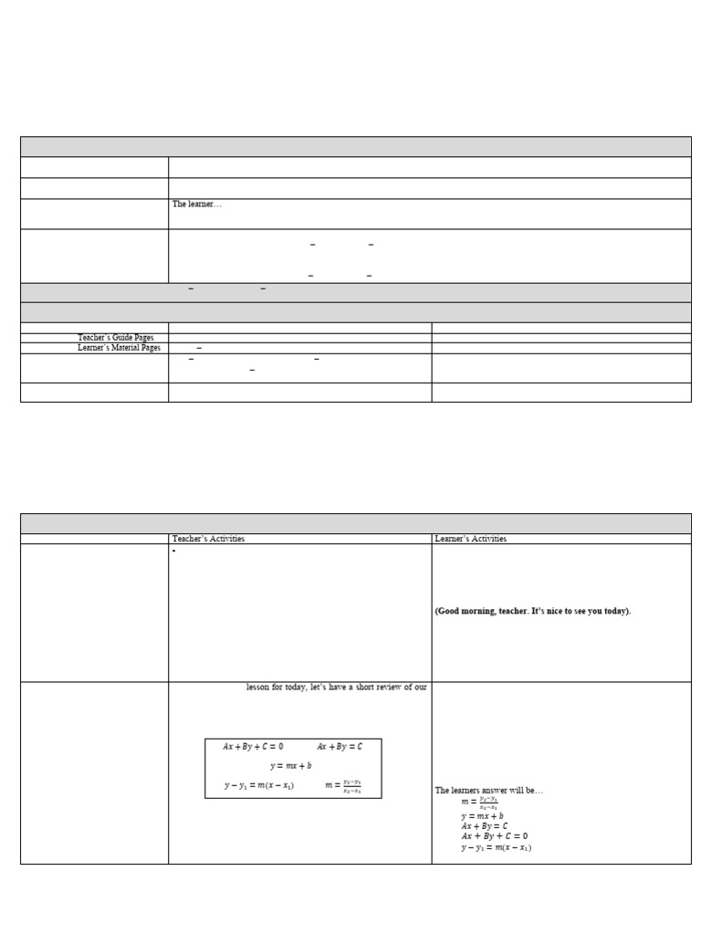 Two Point Two Intercept V and H Line-Dagunan, Fryshon A. | PDF | Line ...