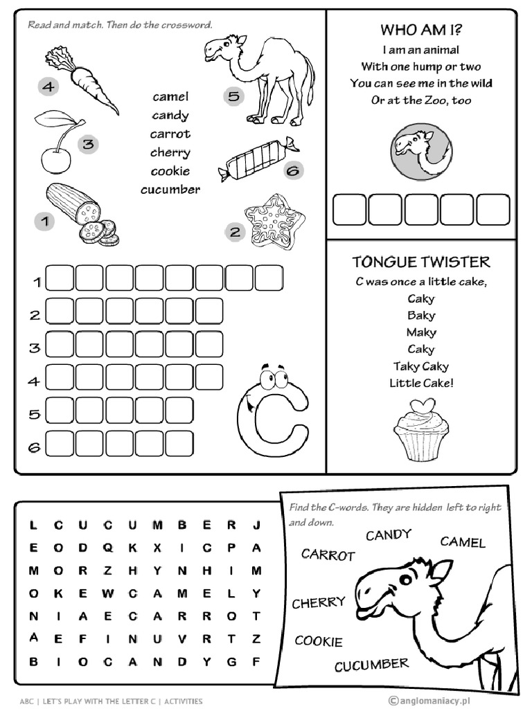 ABC Worksheets C | PDF