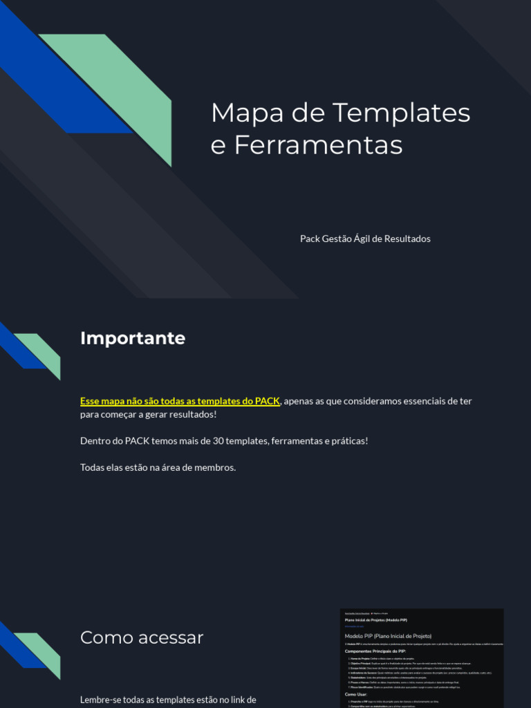 Mapas e Templates para Gestão Ágil | PDF | Partes interessadas ...