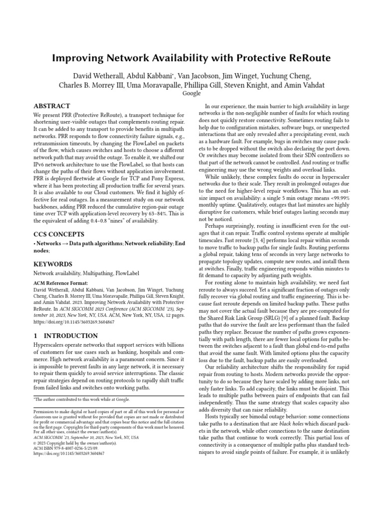 Deridex Sigcomm 2023-16 | PDF | Internet Architecture | Communications Protocols