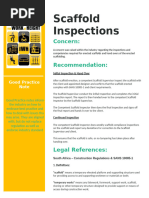 Scaffolding Handover Certificate | PDF | Scaffolding | Crane (Machine)