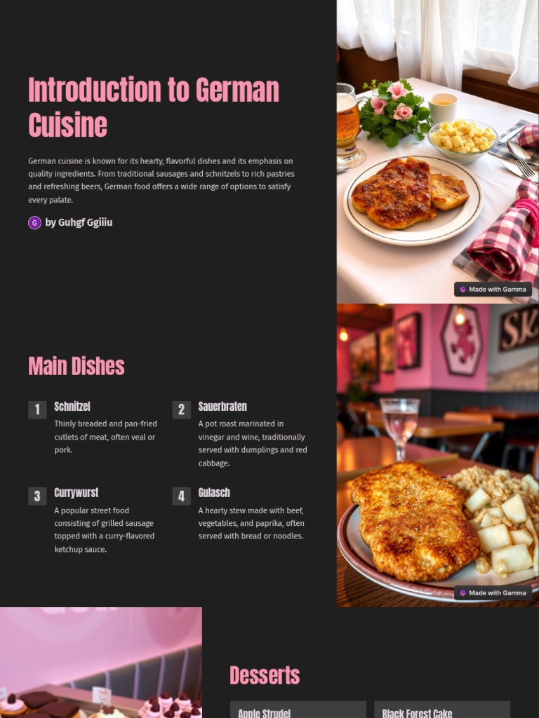 Discover Authentic German Cuisine | PDF | Indian Cuisine | Dumpling