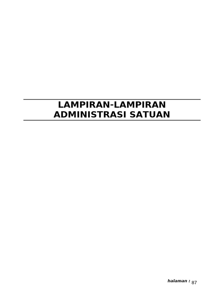 Contoh Admin Satuan Gudep | PDF