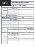 HR-MRF (Manpower Request Form) | PDF