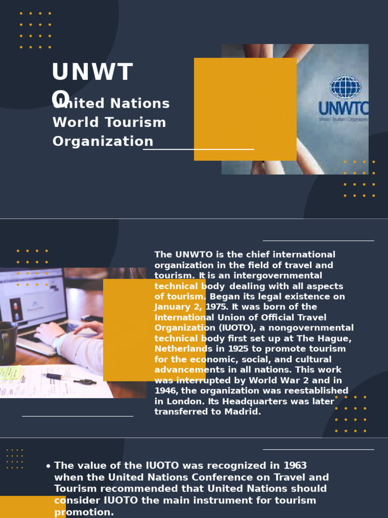 UNWTO-OECD | PDF | Tourism | United Nations General Assembly