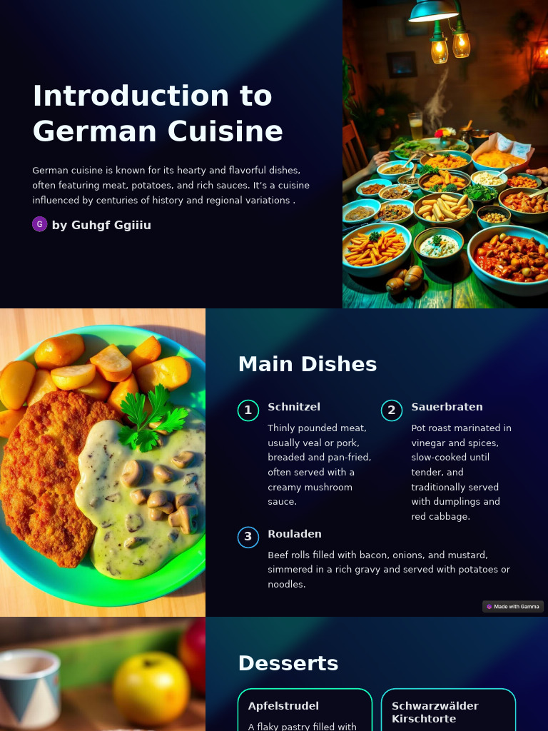 Introduction To German | PDF | Food And Drink | Food And Drink Preparation