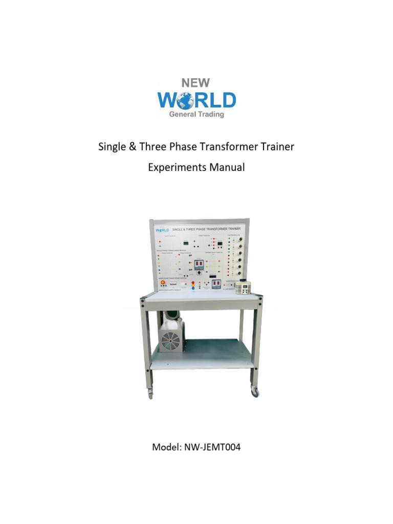 Transformer Trainer Experiments Manual | PDF | Transformer | Inductor