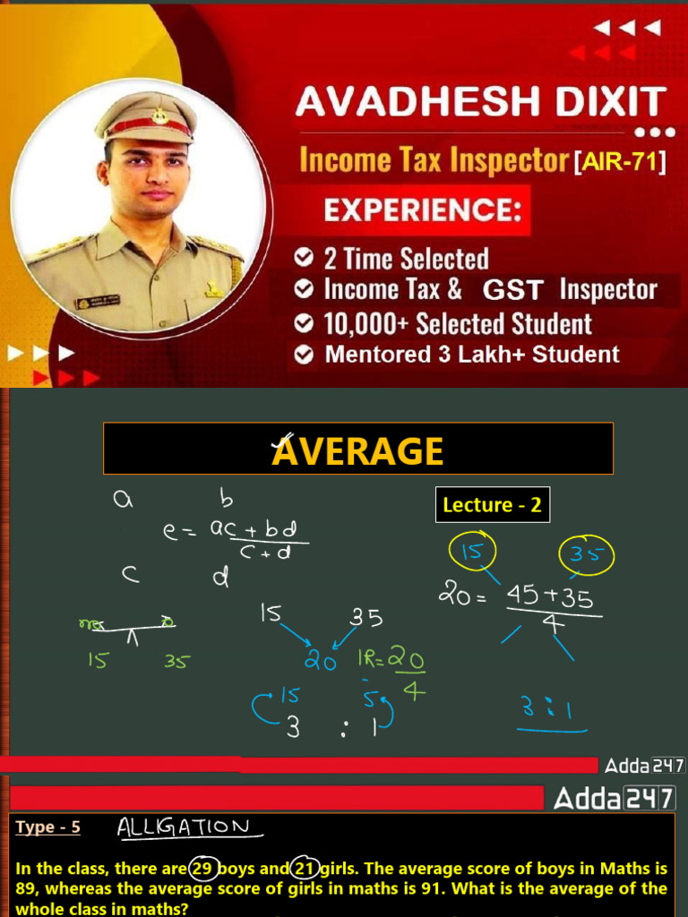 Average Class 2 | PDF