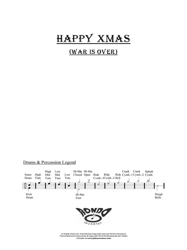 Notes For Drum Kit and Percussion Instruments | PDF | The Beatles ...