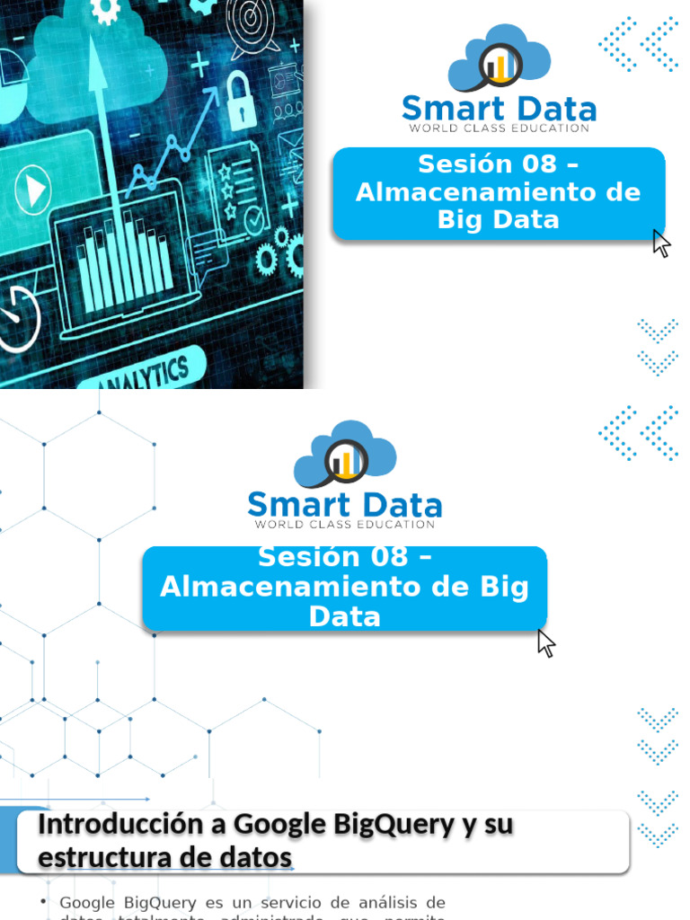 Sesión 08 - Almacenamiento de Big Data | PDF | SQL | Big Data