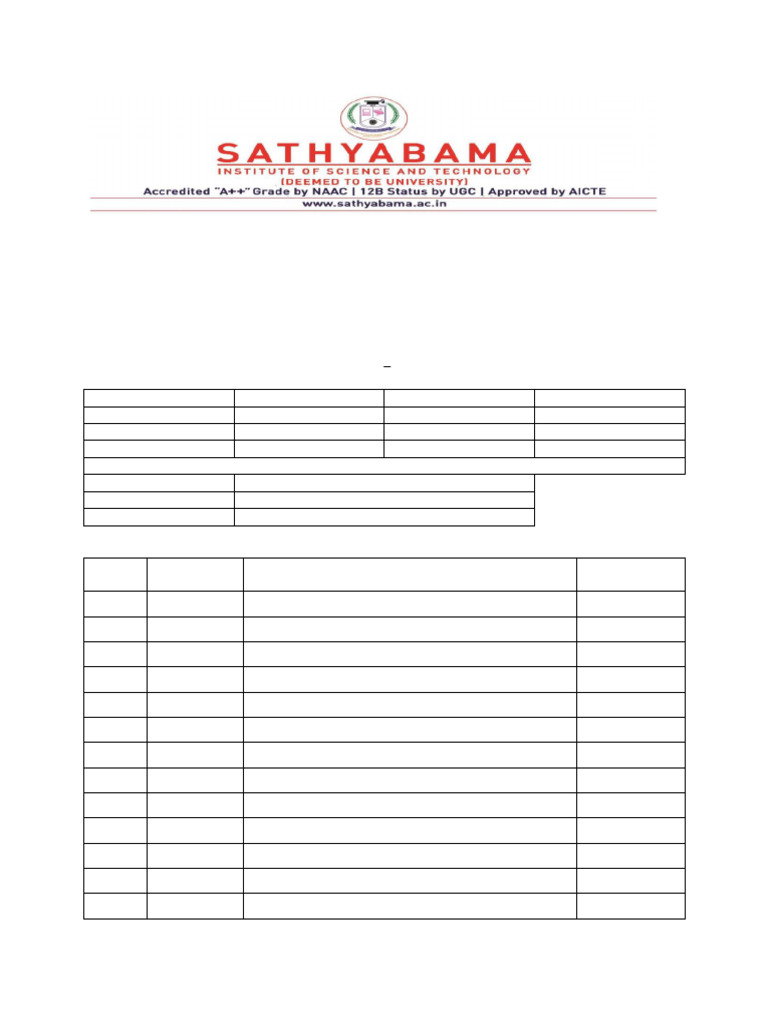BCom Internship Attendance Log | PDF