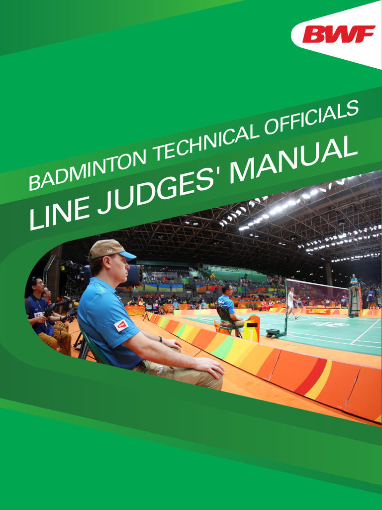 BWF Line Judges' Manual Overview | PDF | Referee | Sports