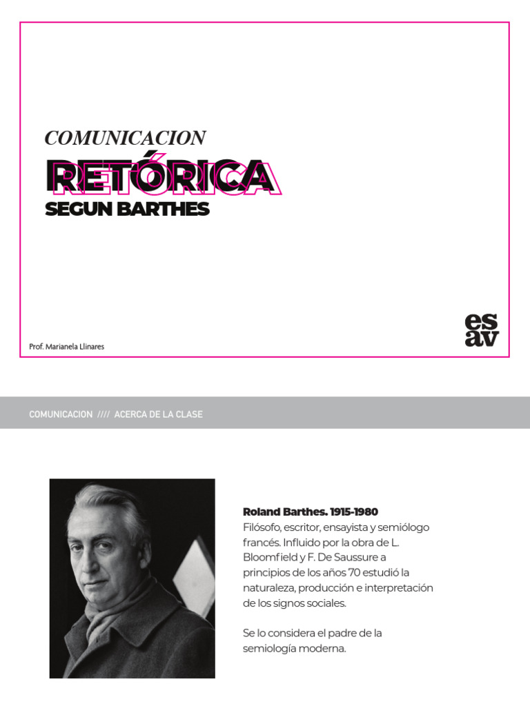 6 Presentacion Clase 4 Retorica | PDF | Comunicación | Semiótica