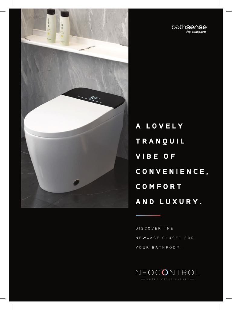 Bathsense - Neo Control - Smart Water Closet | PDF