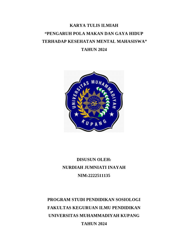 Karya Tulis Ilmiah | PDF